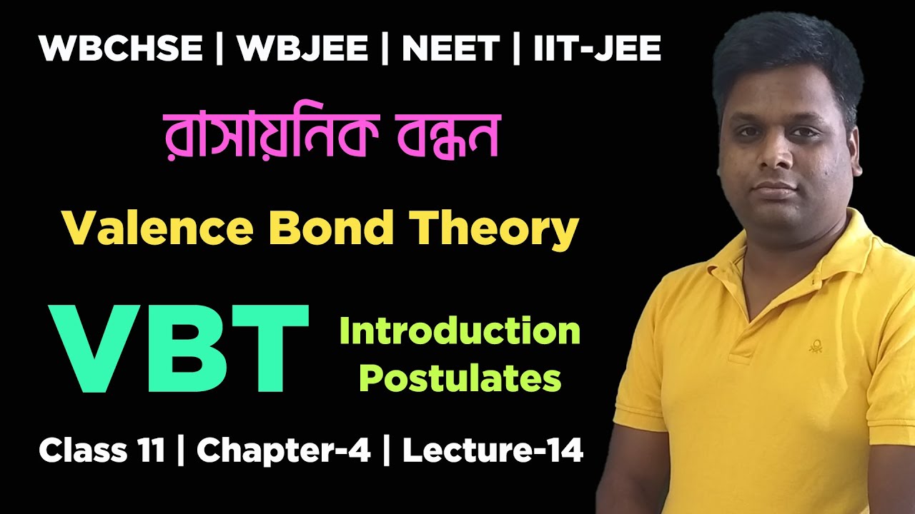 Valence Bond Theory |VBT|Postulates| Chemical Bonding|Class 11| in ...