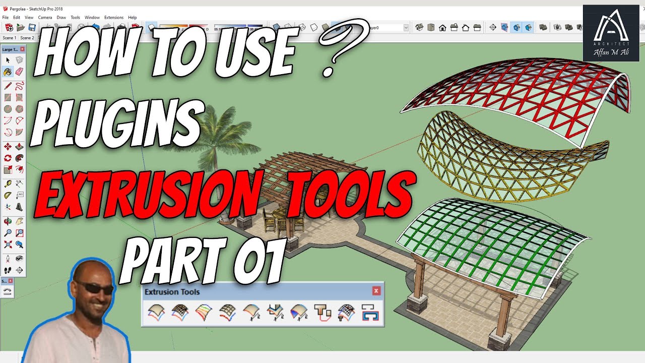 HOW TO USE - PLUGINS - EXTRUSION TOOLS - PART01 - YouTube