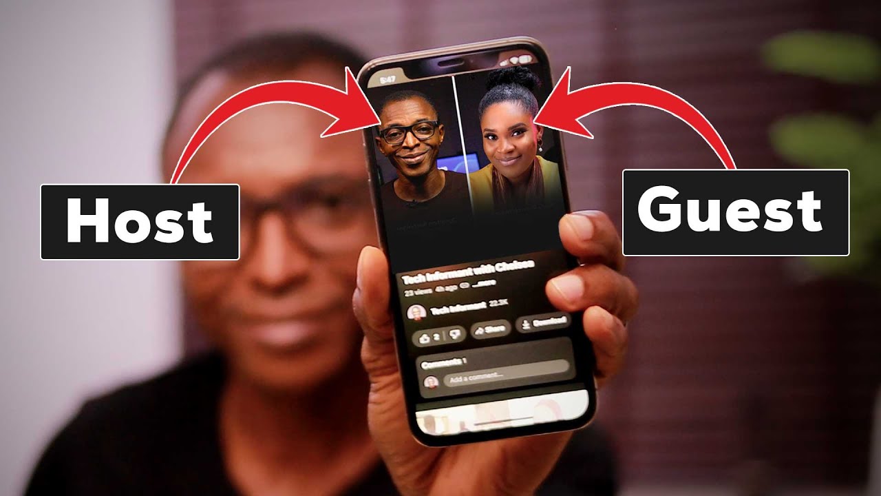 How to INVITE guests to YouTube Livestream on your phone - YouTube