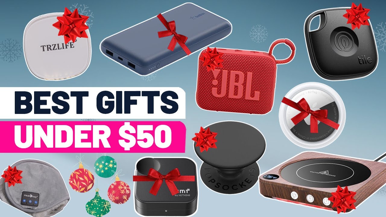 BEST tech gifts under $50: affordable gadgets for all ages - YouTube