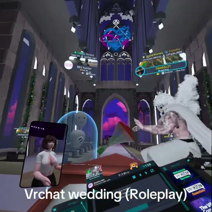 Vrchat wedding (roleplay) - YouTube