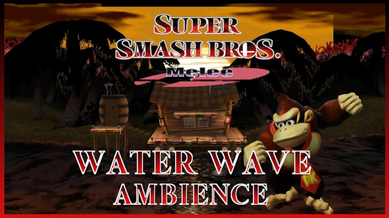 🌊Jungle Japes With Water Wave Ambience Super Smash Bros Melee🌊 - YouTube
