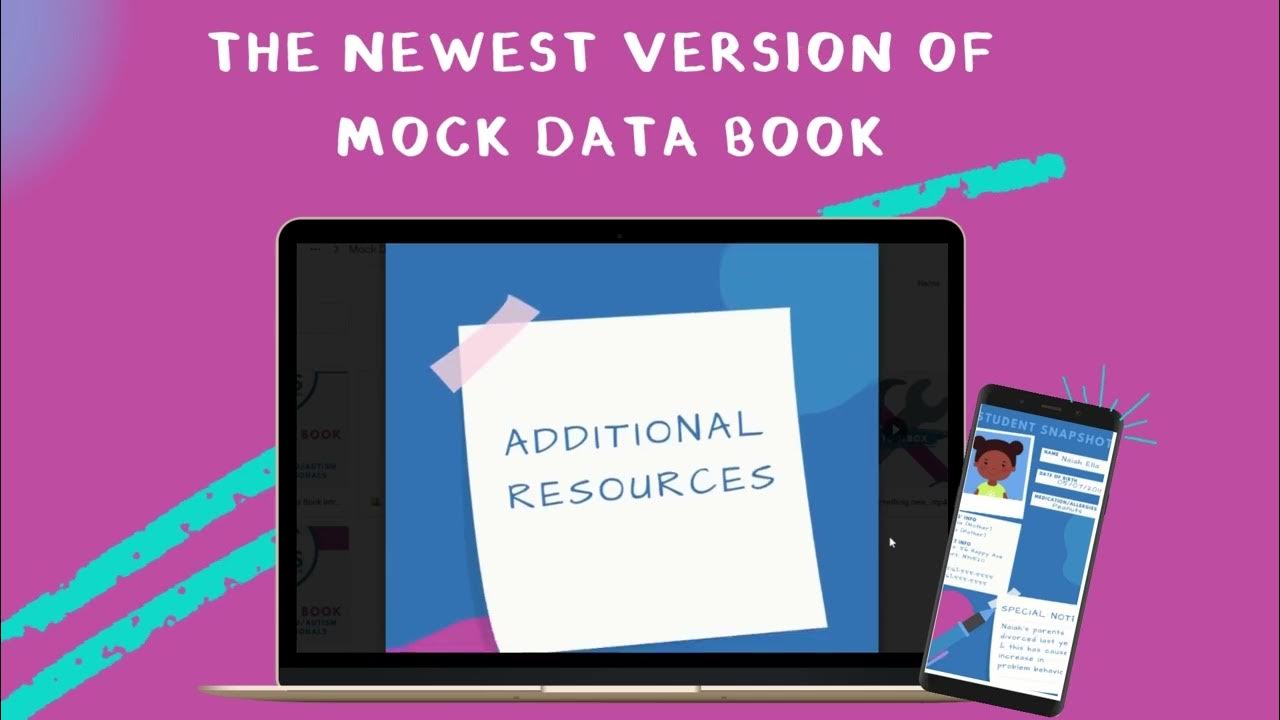 Mock Data Book Version 2 | Guidebook for ASd/Autism School ...