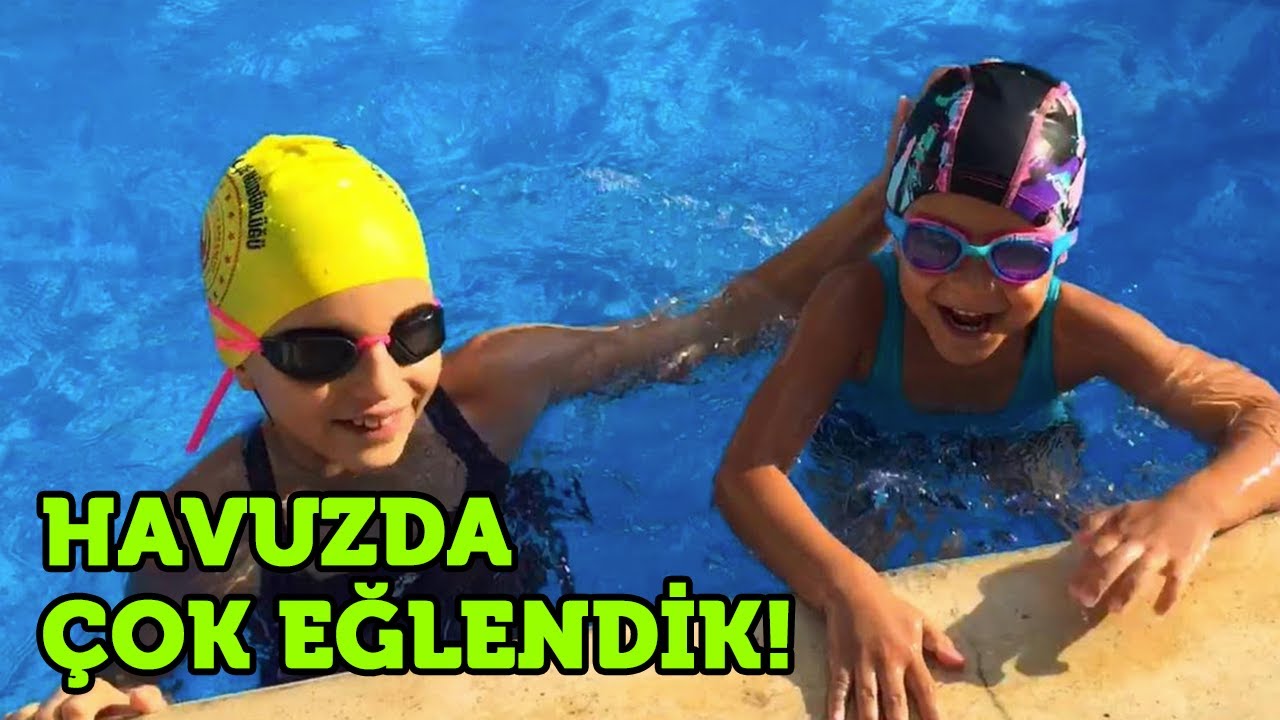 HAVUZ KEYFİ | Havuzda Antreman Yapıyoruz ve Çeşitli Şekillerde Suya ...