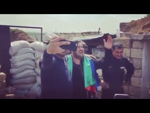 Elnur Memmedov Lele Tepede esgerlere destek oldu