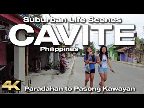 Suburban Life in CAVITE Philippines - Paradahan Tanza to Pasong Kawayan ...