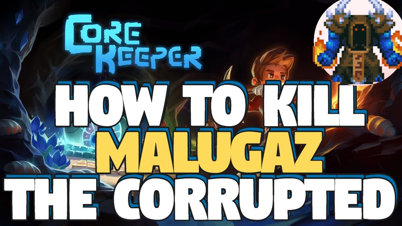 Core Keeper Skull Boss Fight - Malugaz The Corrupted Fight - Core ...