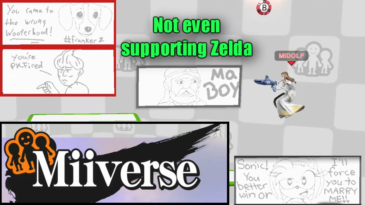 Super Smash Bros. for WiiU #6: Miiverse Stage Fun. - YouTube