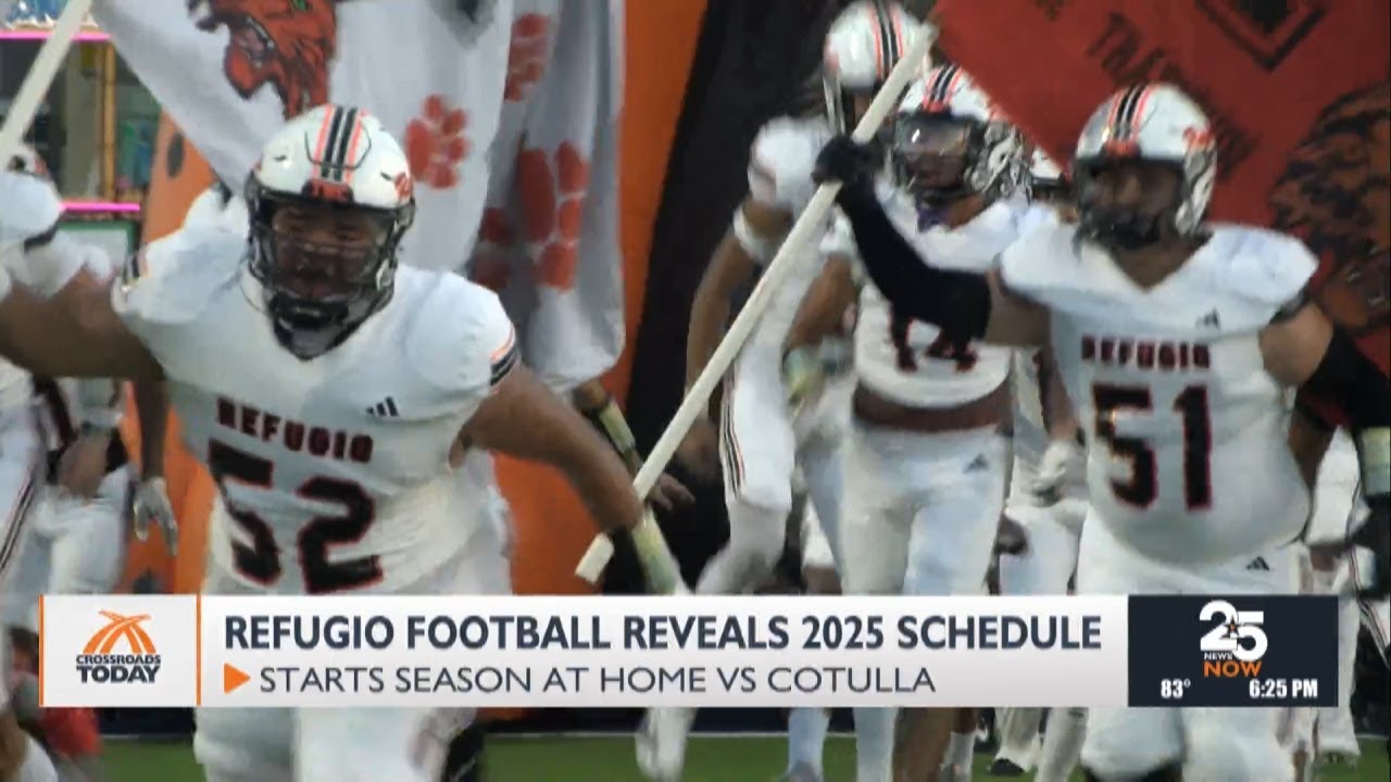 Refugio Football reveals their 2025-2026 football schedule - YouTube