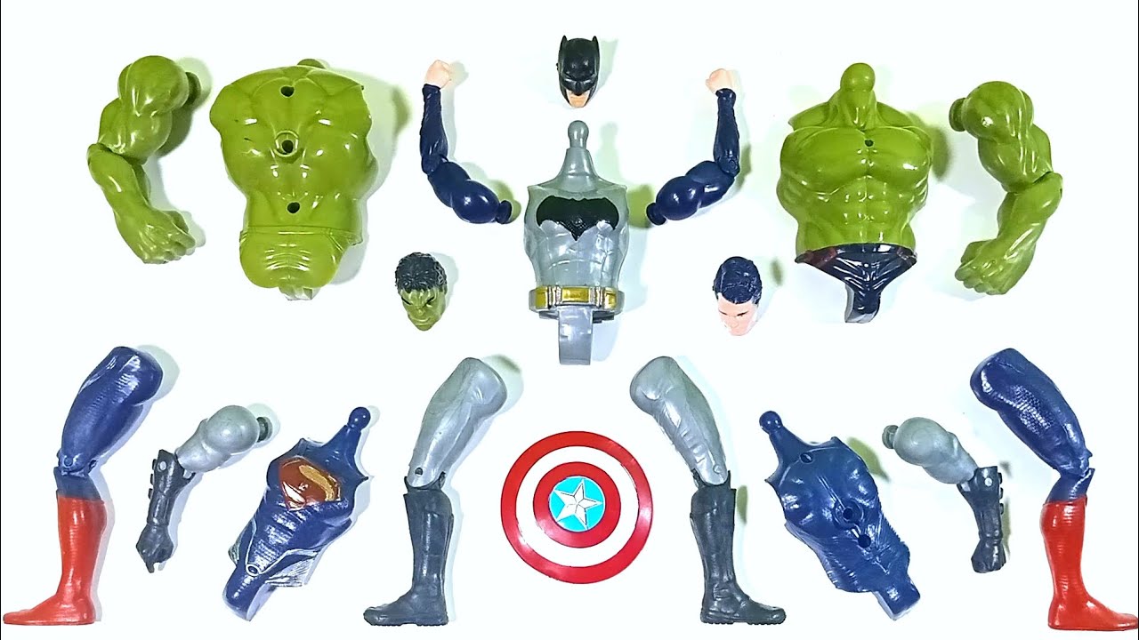 Assemble Toys ~ Hulk Smash, Batman Vs Superman ~ Avengers Superhero ...