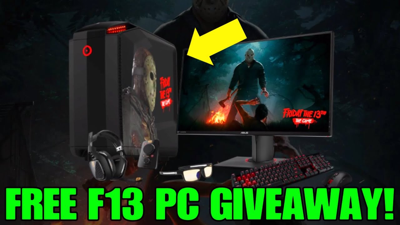 FREE F13 GAMING PC GIVEAWAY!! | Friday the 13th: The Game - YouTube