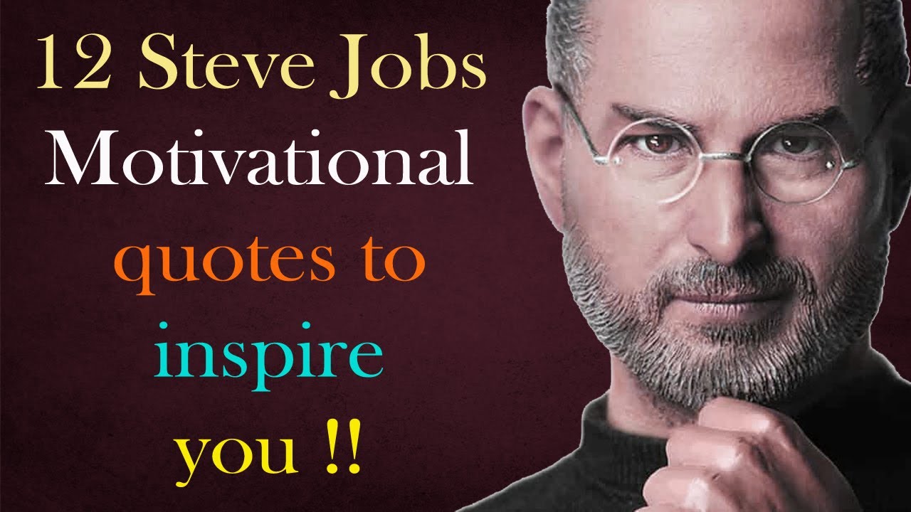 12 Steve Jobs Motivational quotes to inspire you || Motivational Quotes ...