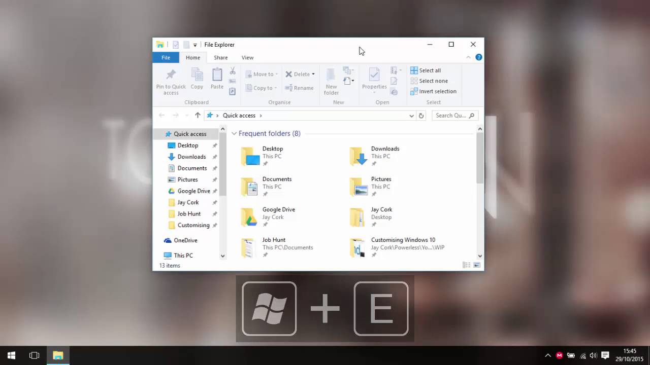 How to open "This PC" instead of "Quick Access" - YouTube