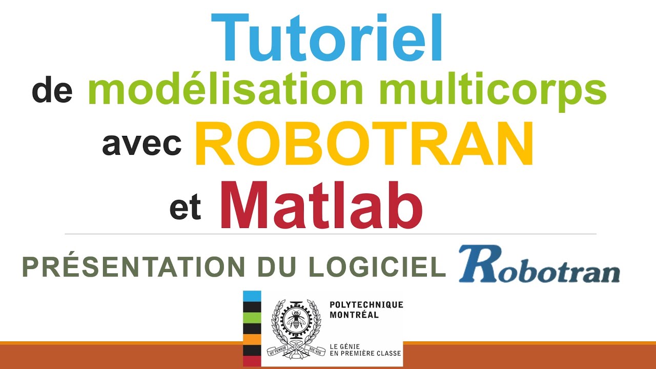 1. Présentation du logiciel Robotran - YouTube