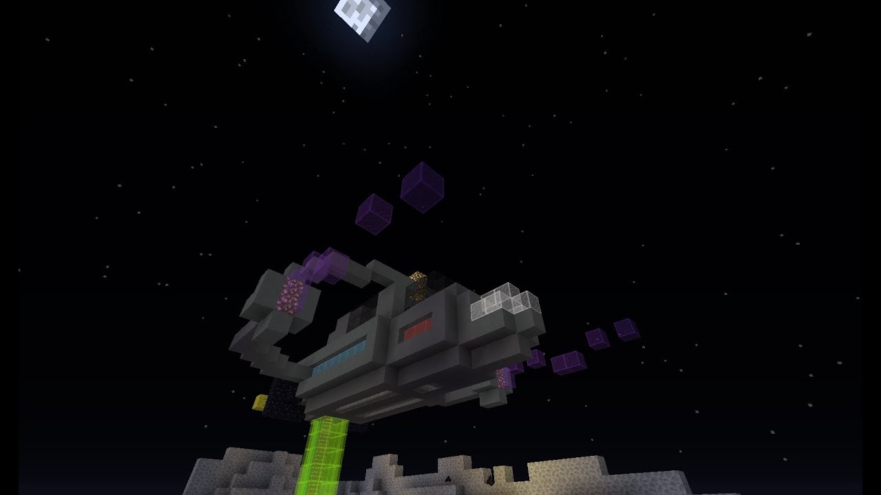 Minecraft Build Tutorial: How to make a Space Ship in Survival Mode ...