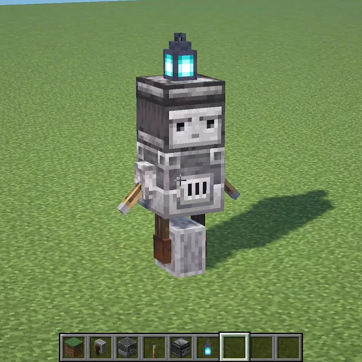 How To Make A Robot In Minecraft. #minecraft #minecraftraj #shorts ...