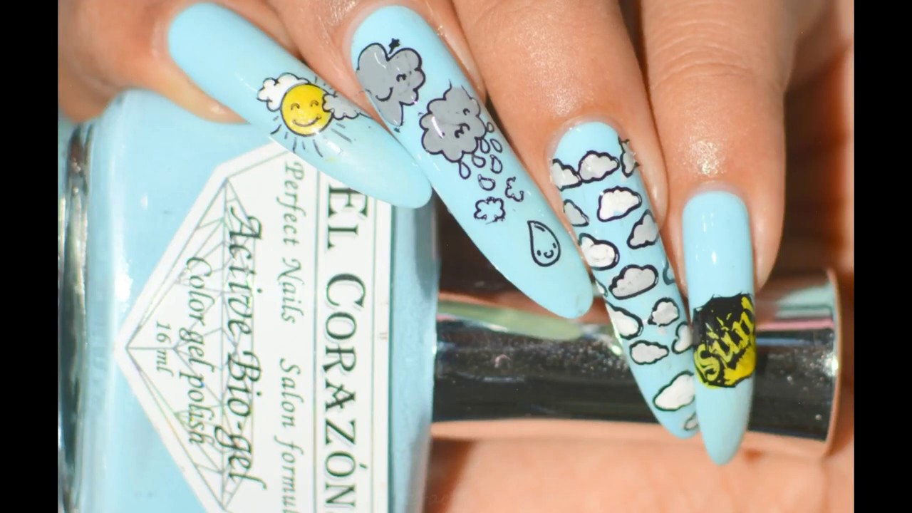 Nail Art Showing the Crazy Weather conditions in Goa - YouTube