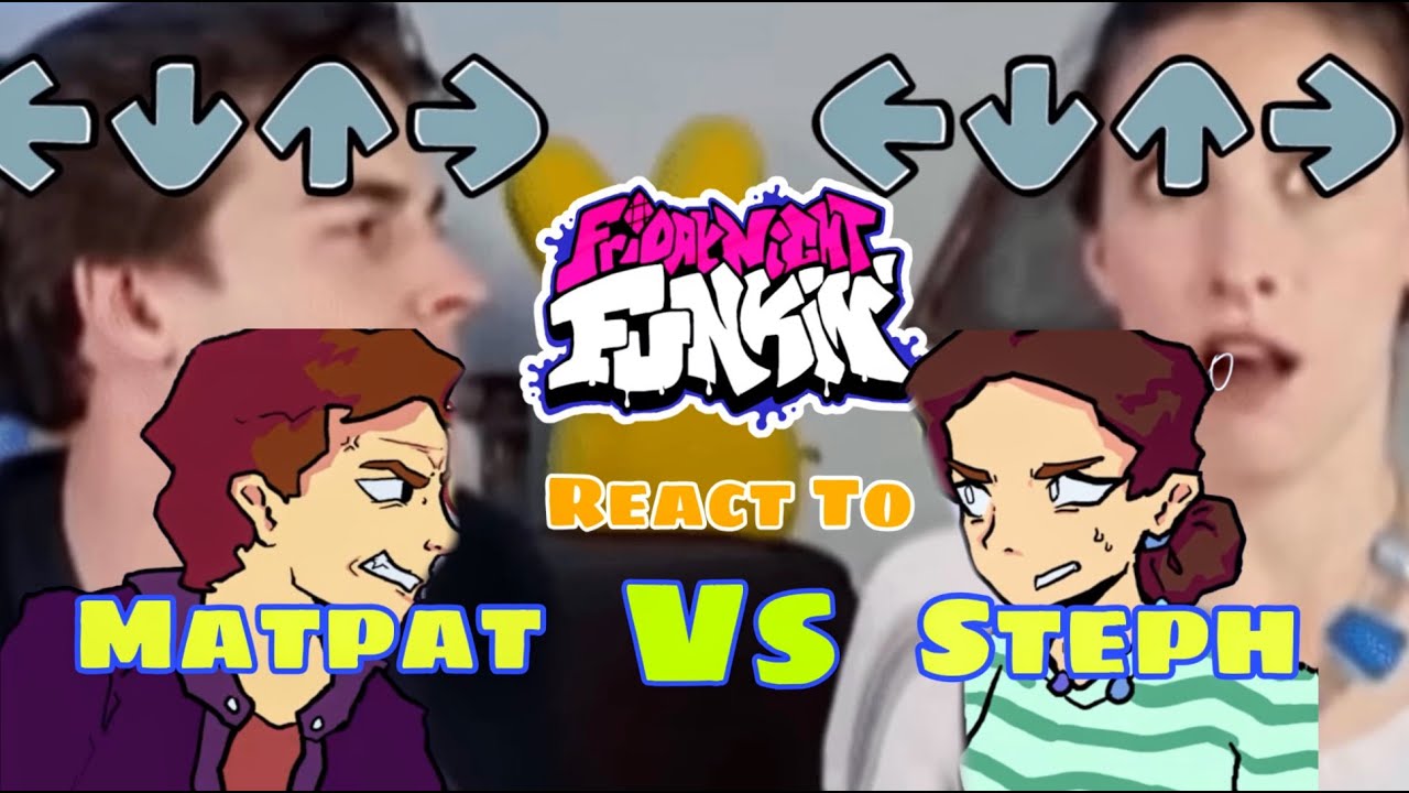 Matpat Vs Steph || Fnf React To LORE but AWESOME! || VS Ourple Guy ...