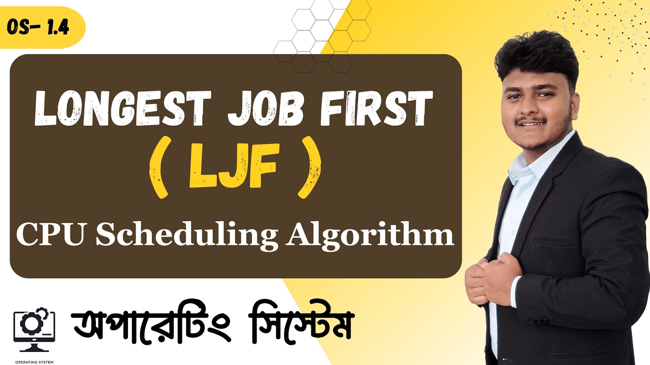 (LJF) Longest Job First CPU Scheduling Algorithm With Example ...