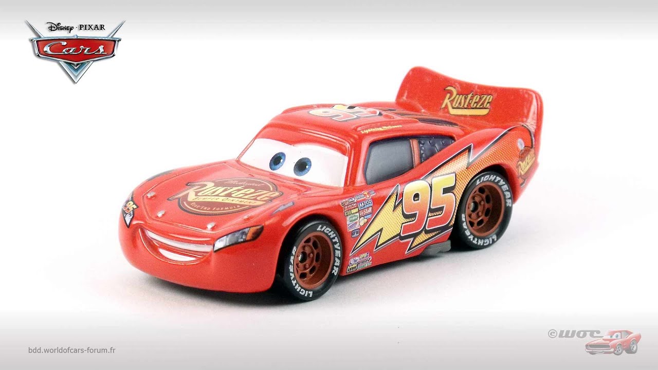 BDD World of Cars - Tar Lightning McQueen - YouTube