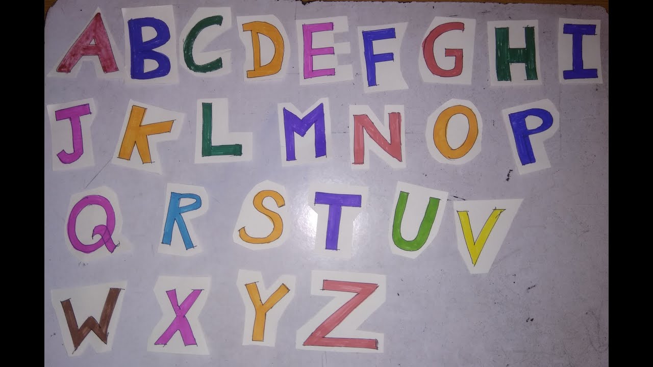 Abcd short movie for kids | Alphabets simple arrangement for children ...