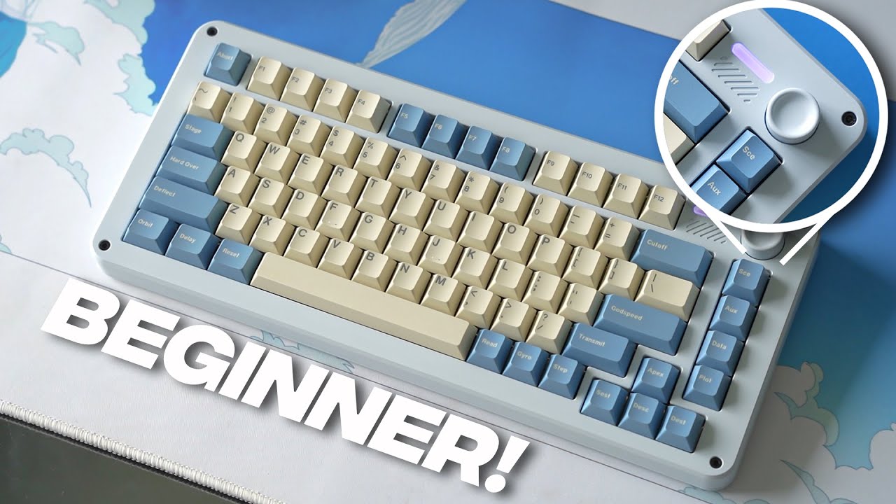 ZONEX75 - Perfect Beginner Custom Keyboard! - YouTube