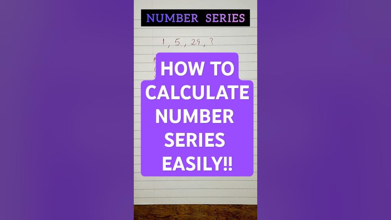 How to Calculate Numbers series #howtosolve #howtocalculate #numberseries #maths #shorts - YouTube