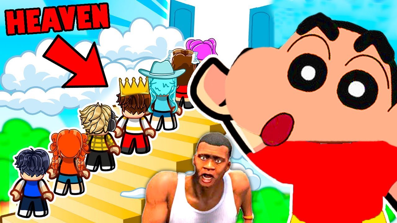 ROBLOX STAIRWAY TO HEAVEN with CHOP | Line To Heaven Roblox - YouTube