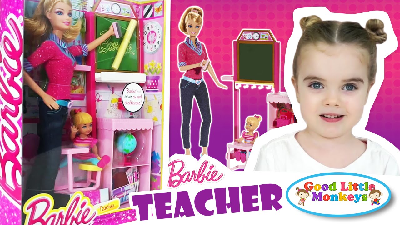 Barbie Teacher - Barbie Career Review and Play - YouTube