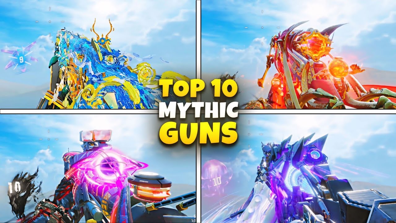 Top 10 Mythic Guns In COD Mobile | Top 10 BEST Mythic Weapons Of All ...