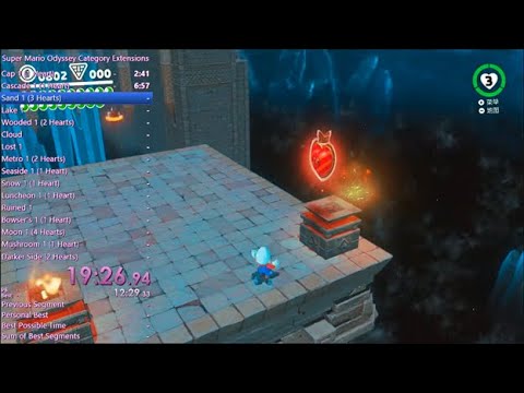 Super Mario Odyssey: All Unique Life-Up Hearts [3:47:17] - YouTube