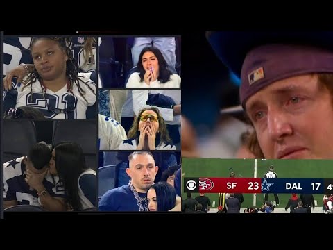 2023 Dallas Cowboys Vs San Francisco 49ers ( Divisional Round )Crying ...