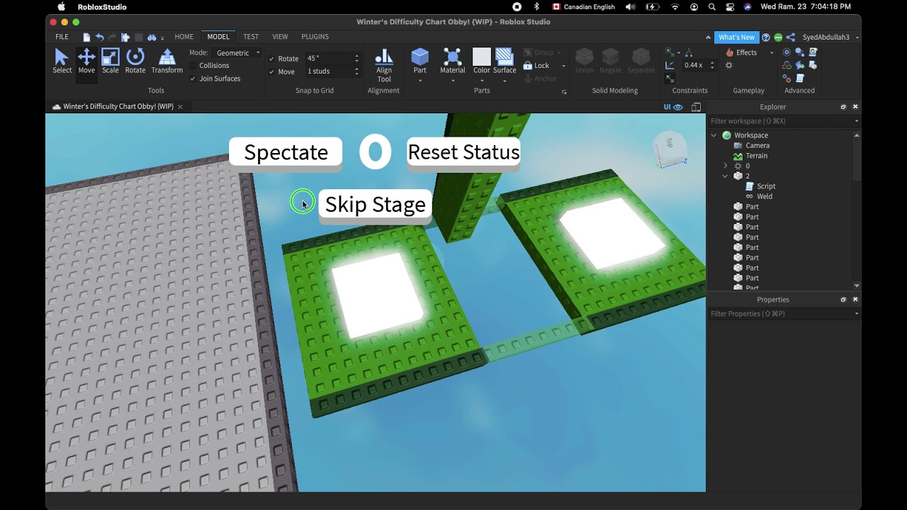 Roblox Studio collab /w @WinterTheObbiest - YouTube