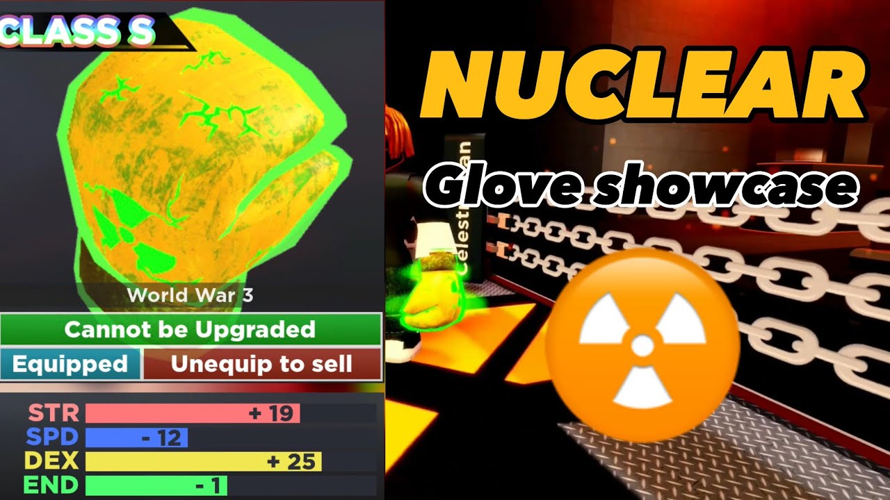 NUCLEAR GLOVE SHOWCASE! [Roblox Boxing League] - YouTube
