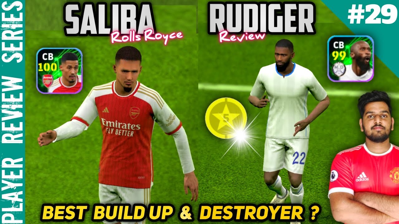 Nominating Contract Rudiger & 90 Speed Saliba Review E-FOOTBALL 24🔥 ...