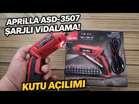 APRİLLA ASD - 3507 3.6V ŞARJLI VİDALAMA | KUTU AÇILIMI VE İLK İZLENİM
