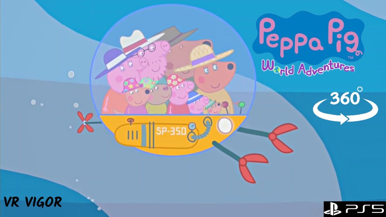 PEPPA PIG GOING TO SUBMARINE | 360 VIDEO #peppapigenglish #ps5gameplay ...