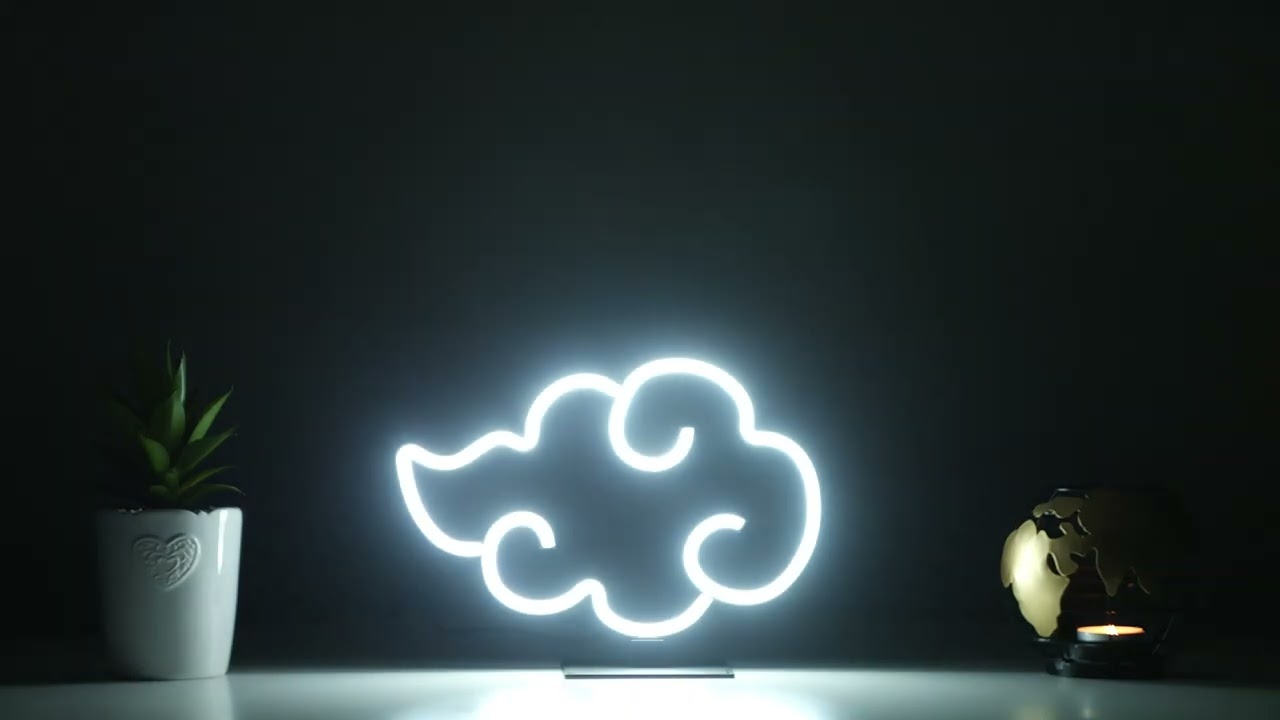 Akatsuki Naruto LED Neon Sign - YouTube