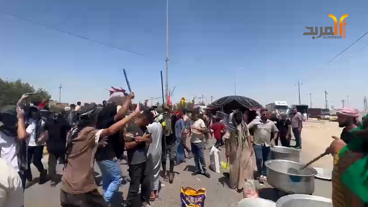 قطع طريق ذي قار ــ واسط احتجاجا على تردي الخدمات في مناطق عكيل شمال