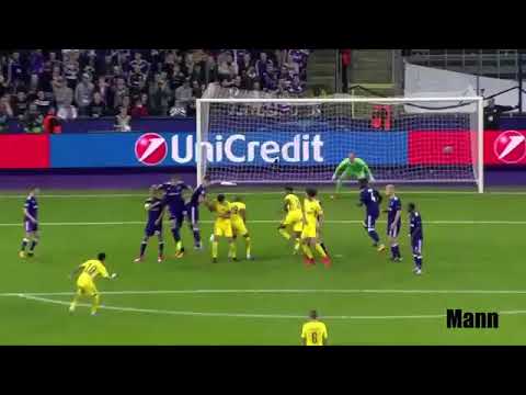 AMAZING FREE KICK BY NEYMAR VS ANDERLECHT - CHAMPIONS LEAGUE - PARIS/ANDERLECHT 18-10-2017