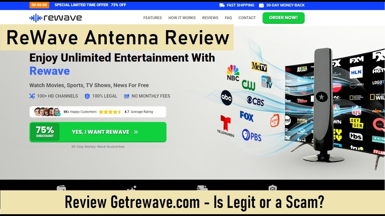 ReWave Antenna Review on Getrewave com - Is Legit or a Scam - YouTube