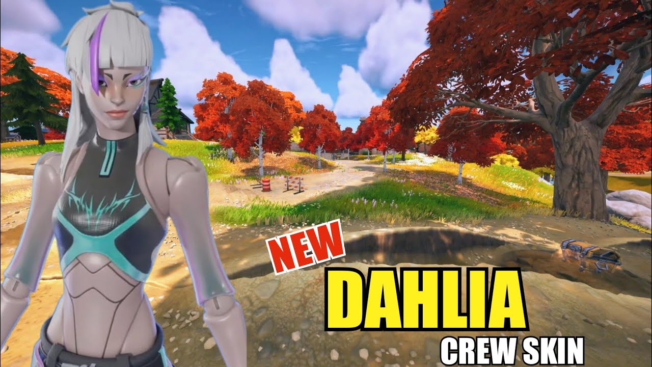 NEW DAHLIA CREW SKIN !!! | SEASON 2 | CHAPTER 4 | FORTNITE - YouTube