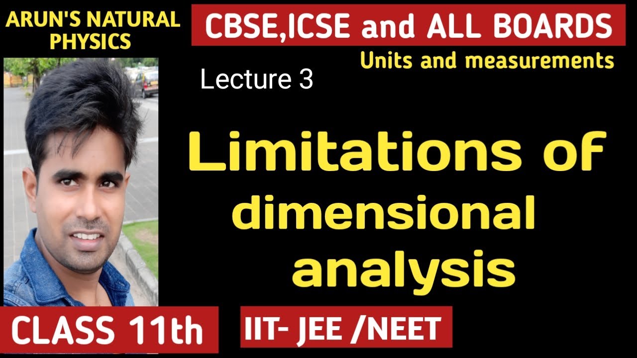 Limitations Of Dimensional Analysis Lecture 3 NCERT ICSE And All Limitations Of Dimensional Analysis Lecture 3 NCERT ICSE And All