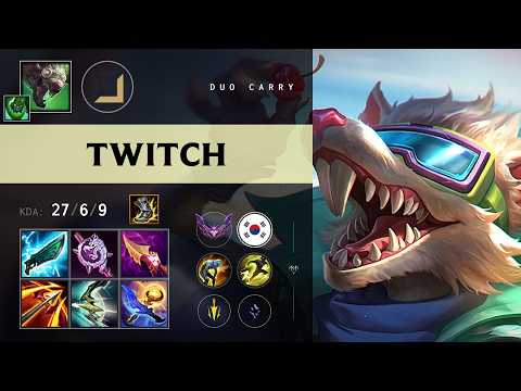 Twitch ADC vs Kai'Sa - KR Master Patch 26.17
