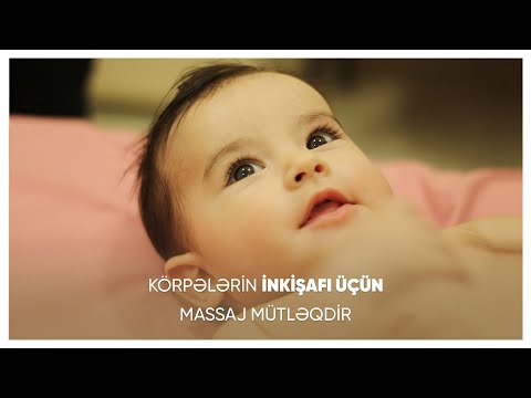 Körpələrin inkişafı üçün massaj mütləqdir #aysmedklinika #massaj