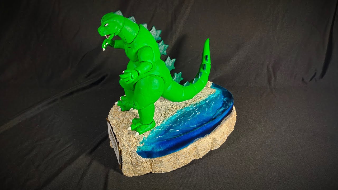 How to Make an Ocean Inspired Figure Base - YouTube