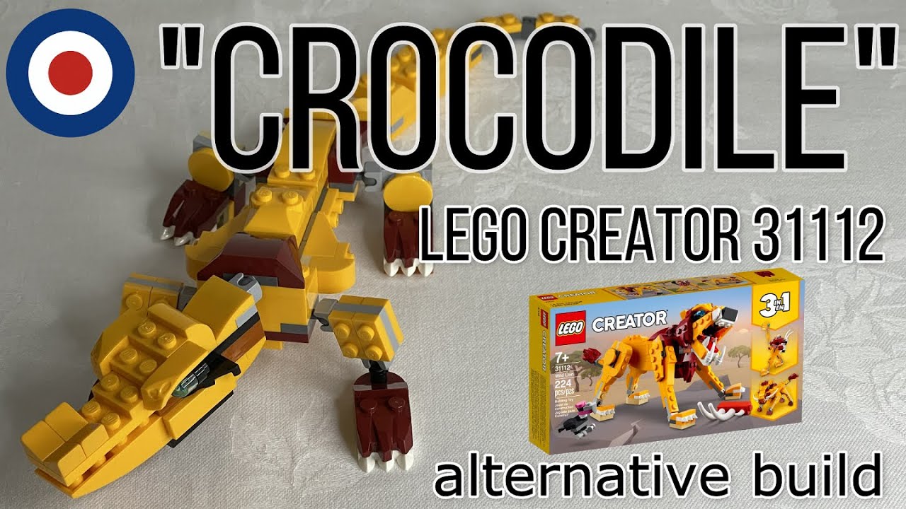 LEGO Creator 31112 Alternative build tutorial CROCODILE、レゴクリエイター31112を ...