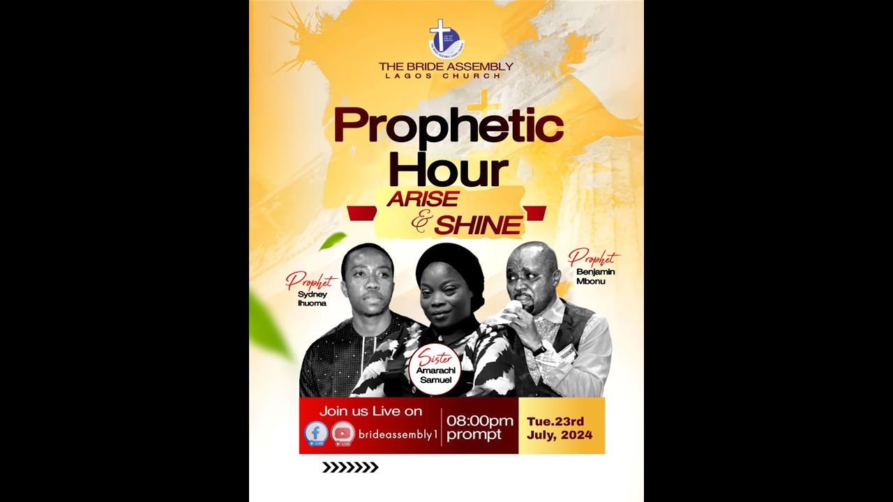 LIVE: PROPHETIC HOUR WITH SIS. AMARACHI, PROPHET BENJAMIN & PROPHETIC ...
