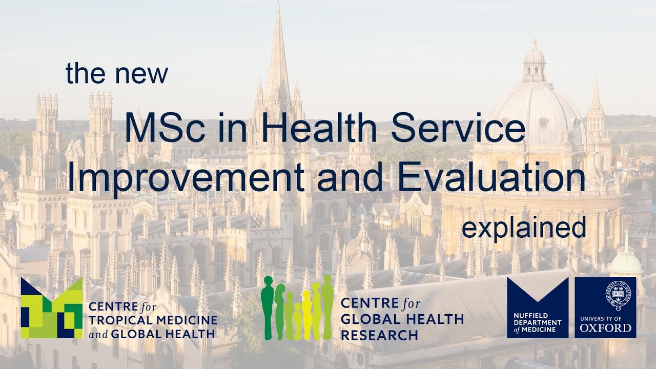 The new MSc in Health Service Improvement and Evaluation explained ...