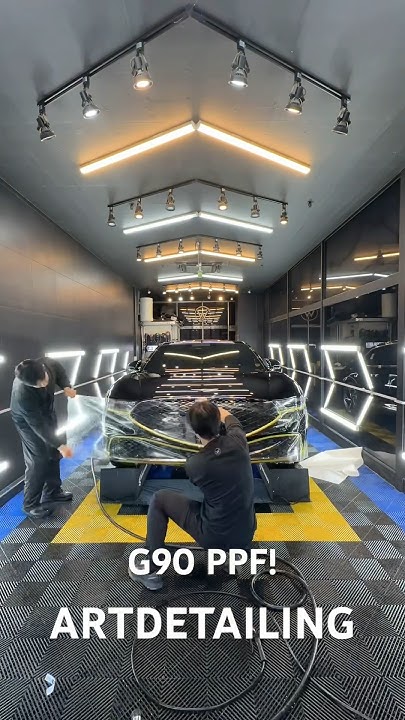 G90 앞범퍼 PPF 시공하는법?! #아트워시 - YouTube